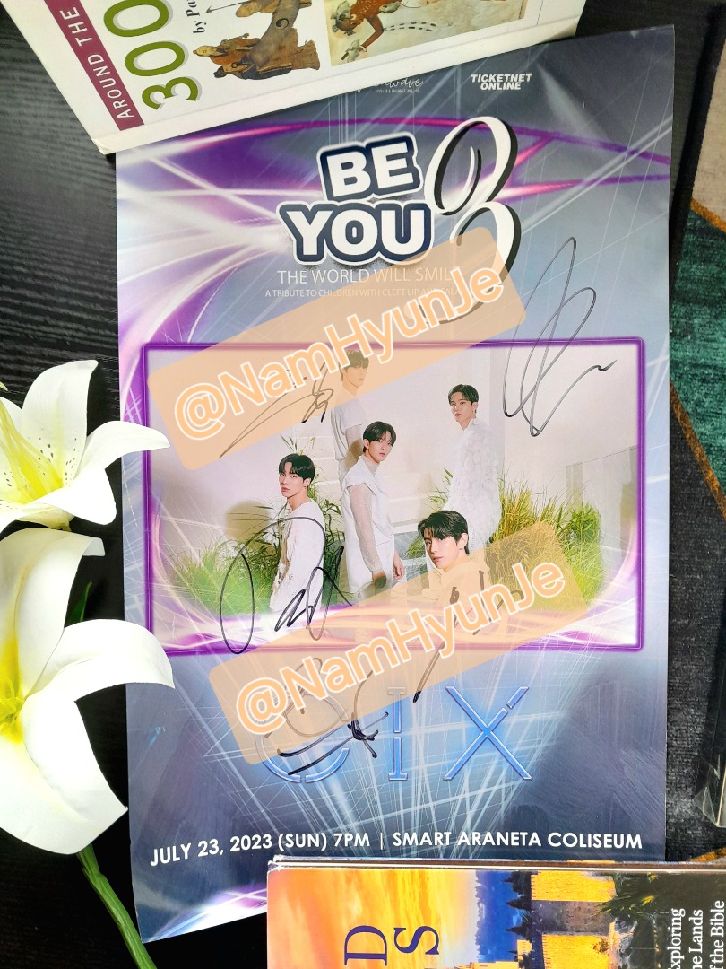 SIGNED CIX BE YOU 3 CONCERT POSTER, Hobbies & Toys, Memorabilia ...