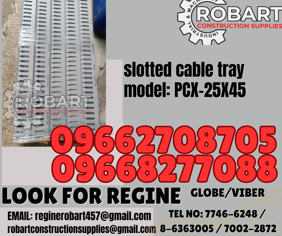 slotted cable tray model: PCX-25X45, Commercial & Industrial ...