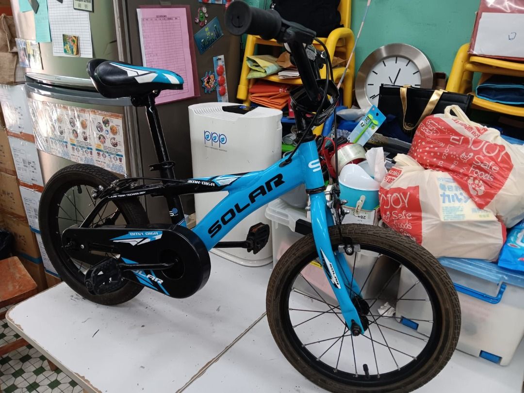 Solar 016A 16吋小童單車，美國品牌，紮實好踩，鋁架，快拆座通，正常運作免維修，可預約到實體店試車，售價＄350[深水埗交收],有意可以wts 51371512 或者致電 ...