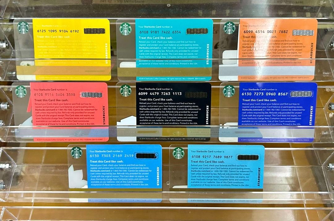 Starbucks Cards USA Los Angeles San Francisco San Diego Orange County ...