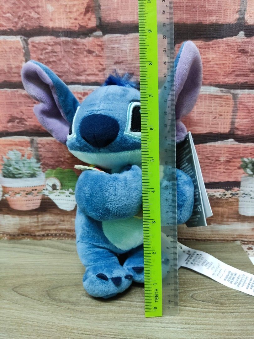 Stitch disney store,stick,hug, shoulder ride,wrap around,stuffed animal ...