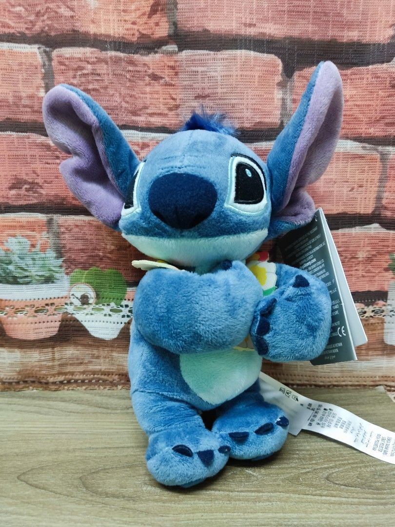 Stitch disney store,stick,hug, shoulder ride,wrap around,stuffed animal ...