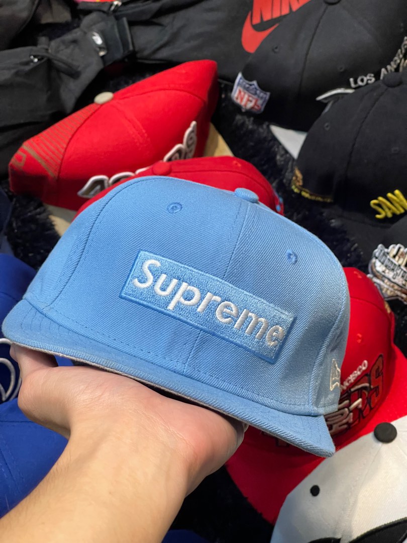 Supreme box logo championship fitted cap 7 1/4, Men's Fashion, Watches ...