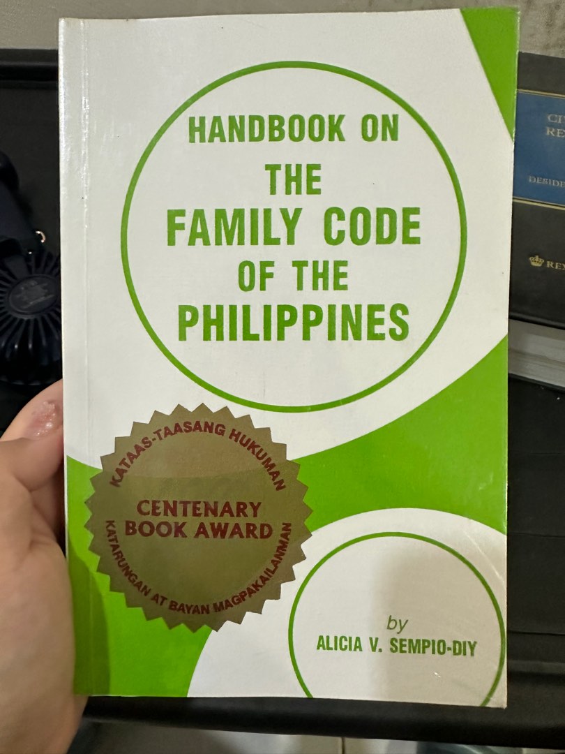 The Family Code of the Philippines by Sempio-Diy, Hobbies & Toys, Books ...