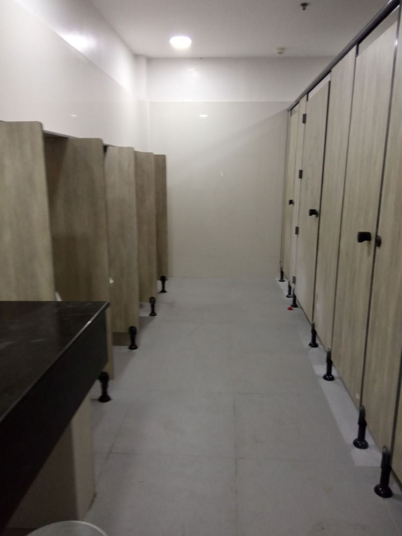 Toilet Partition Phenolic Board 12 mm with PWD, Slop Sink, Urinal ...