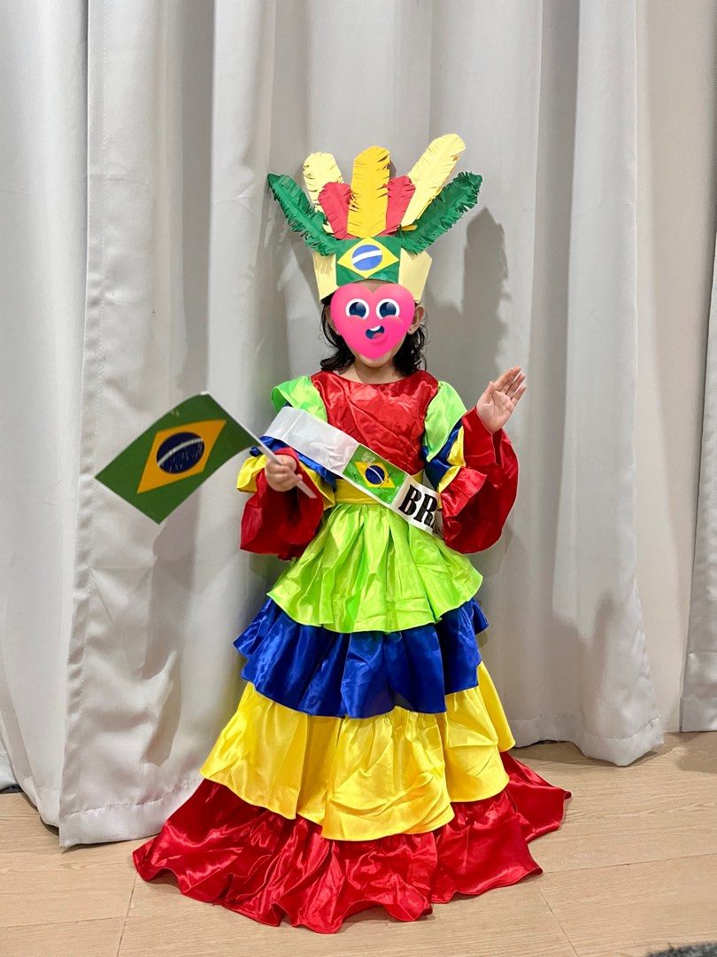 Brazil National Costume United Nations Sqeezing UN Costume Brazil