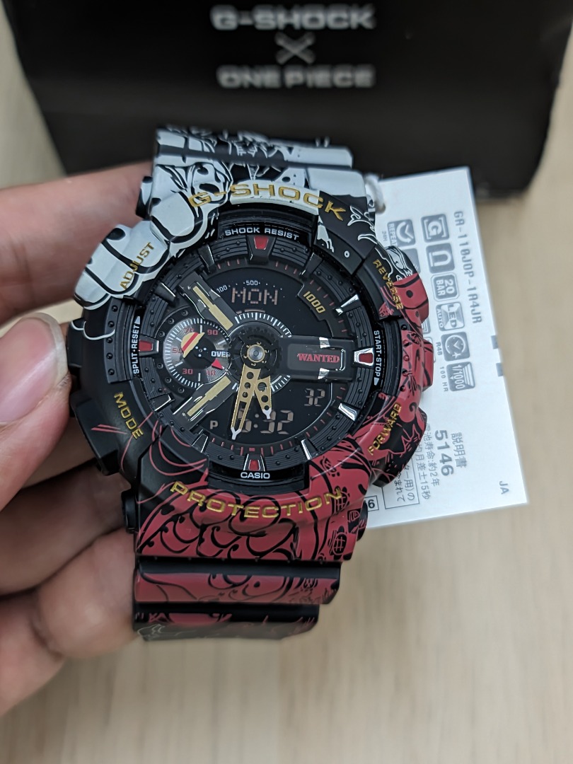 Used GA110JOP One Piece Luffy Japan Set, Men's Fashion, Watches ...