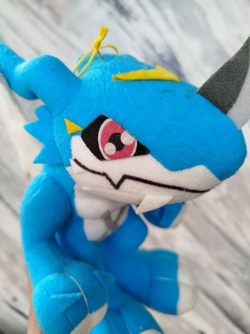 Vintage 7-Inch Exveemon Digimon Anime Plush Toy (Banpresto 2001 ...
