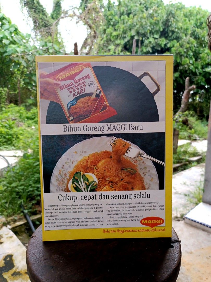 Vintage Frame Poster Maggi, Hobbies & Toys, Collectibles & Memorabilia ...