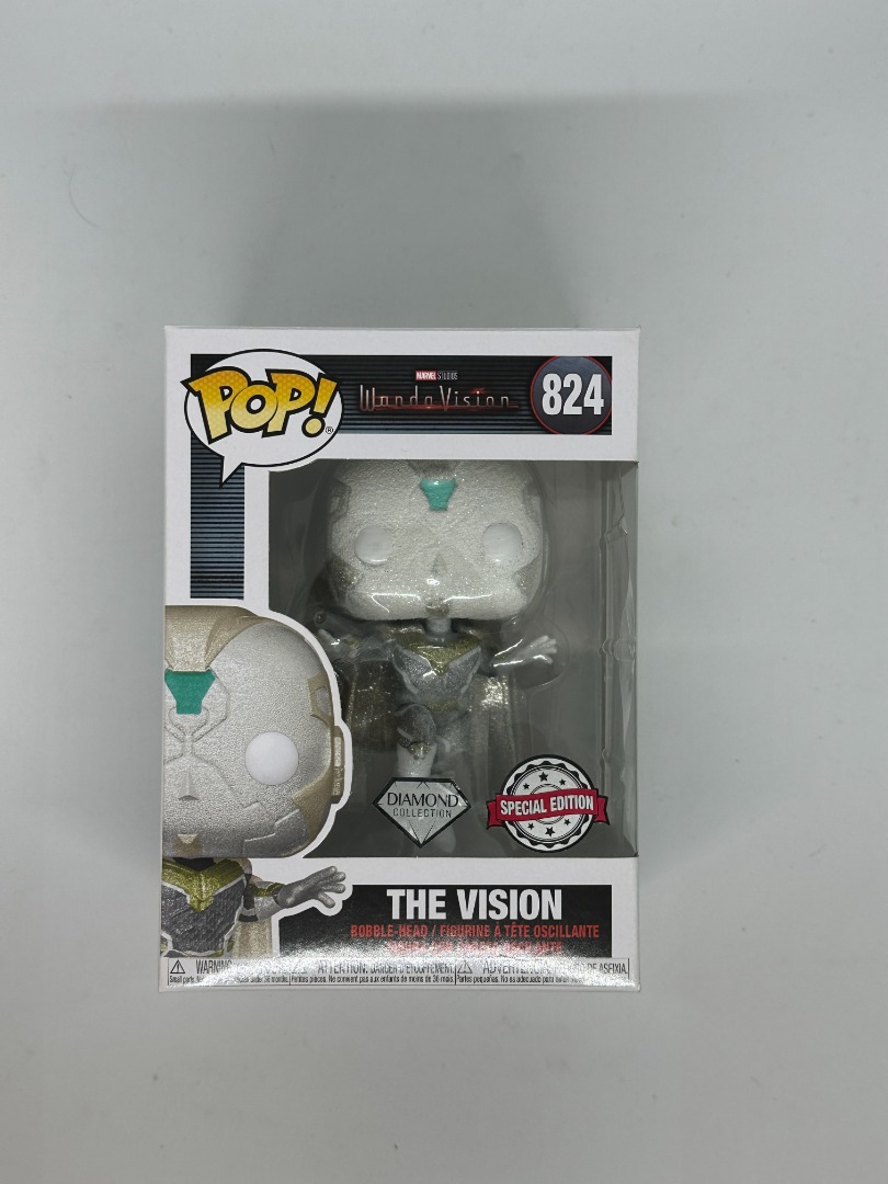 Wanda Vision The Vision Diamond Collection #824 Funko Pop, Hobbies ...