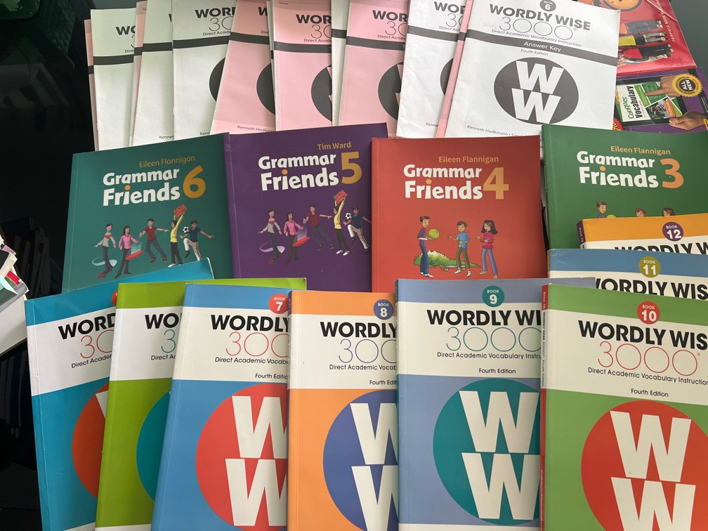 GEP preparation Wordly wise 3000 book 5-12 Oxford grammar friend 3-6 ...