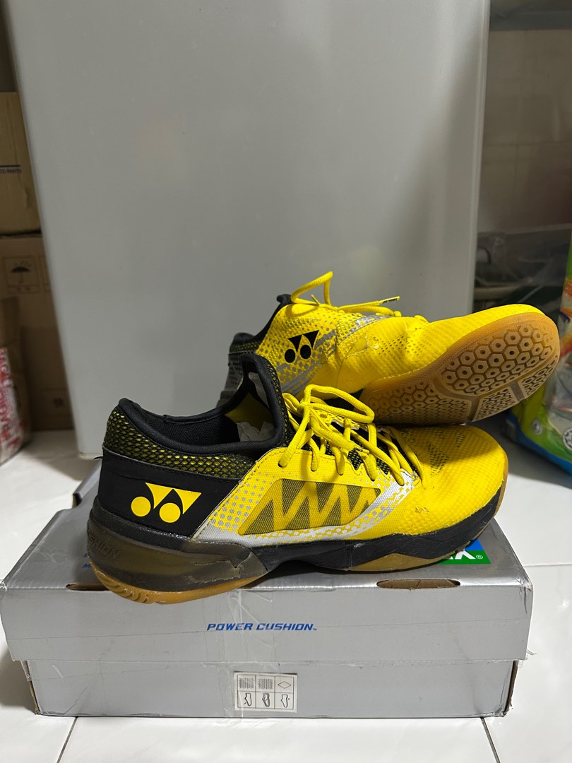 Yonex Comfort Z2 Lin Dan Yellow Original Badminton Shoes, Sports ...