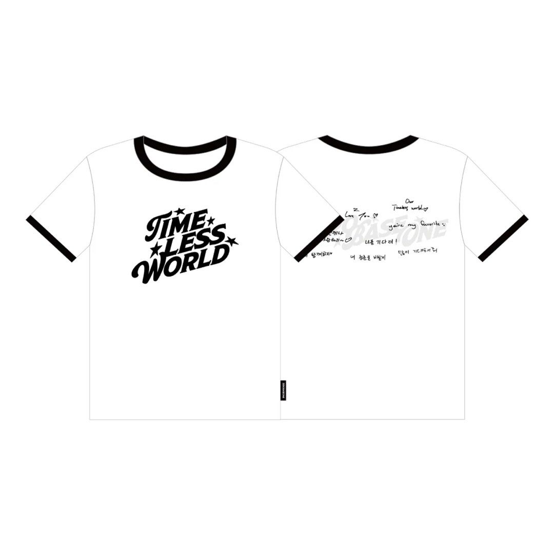 ZB1 ZEROBASEONE Timeless Wold Tour Official White T-shirt Free Size ...