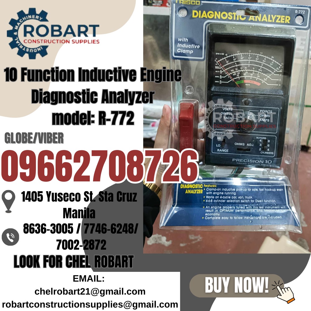 10 FUNCTION INDUCTIVE ENGINE DIAGNOSTIC ANALYZER, Commercial ...