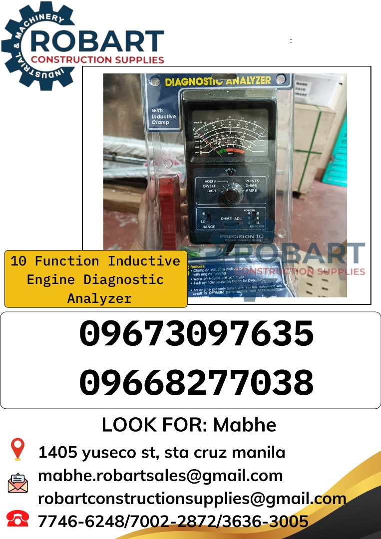 10 Function Inductive Engine Diagnosic Analyzer, Commercial ...