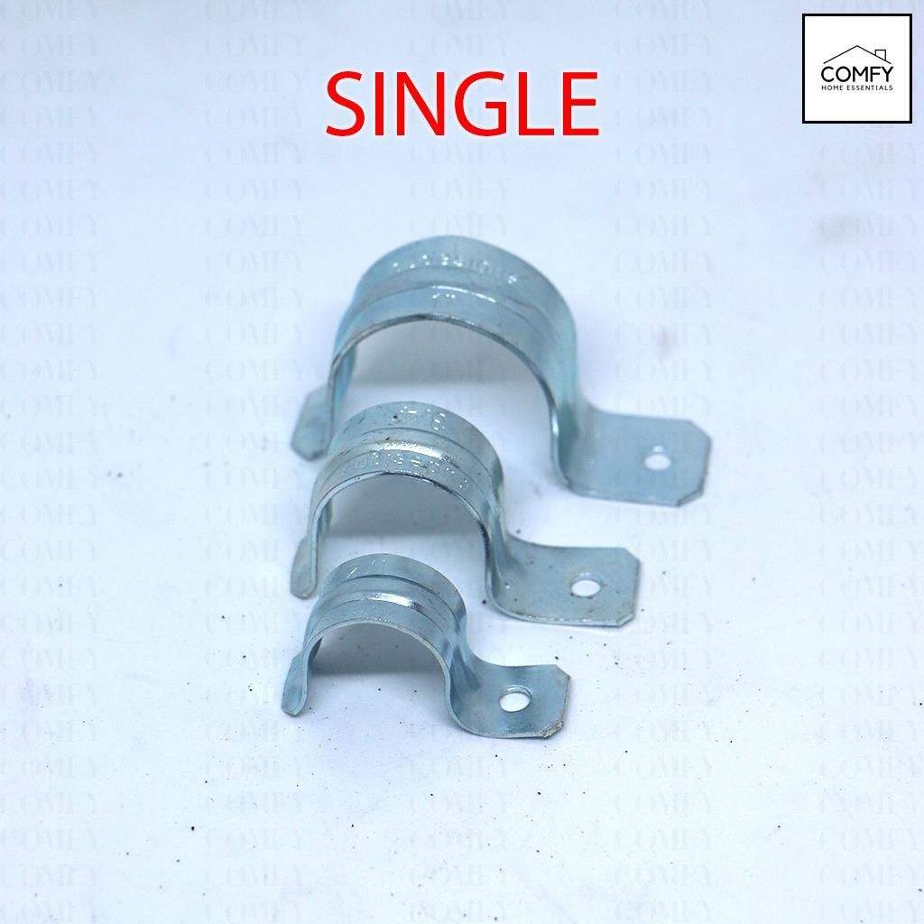 (10PCS/SET) HEAVY DUTY Metal Steel Clamp For EMT IMC RSC Conduit PVC ...