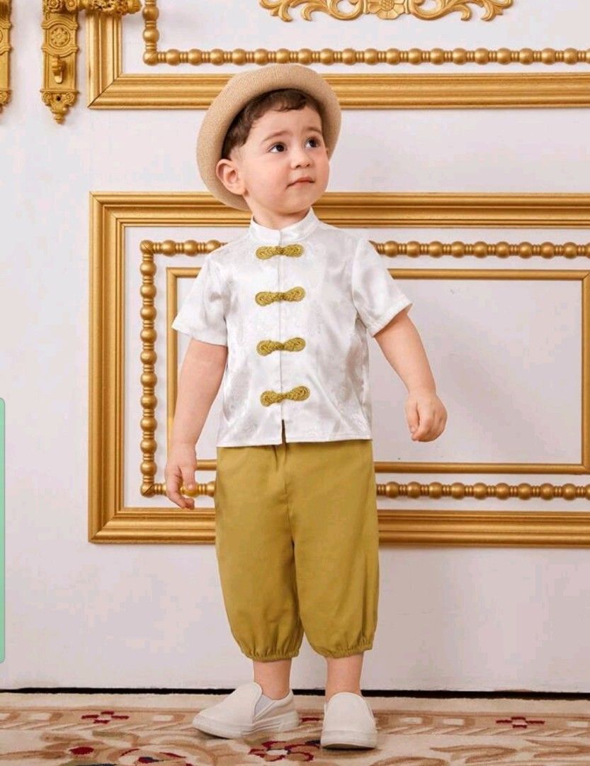 18-24m Baby Boy Chinese Hanfu Traditional CNY Costume Set, Babies ...