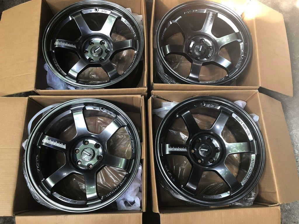 18” TE37 Ultra large 6Holes pcd 114 fit Nissan Navara or Terra ...