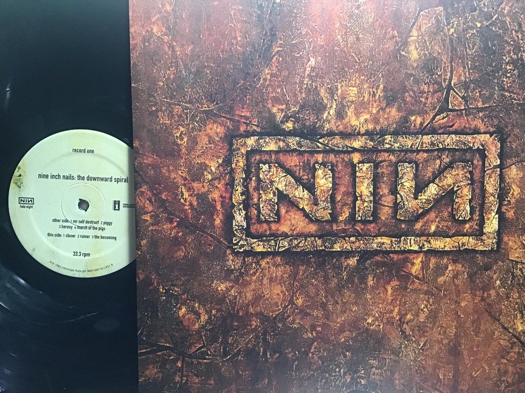 2x LP NIN Nine Inch Nails - The Downward Spiral OOP 2008 AUDIOPHILE ...