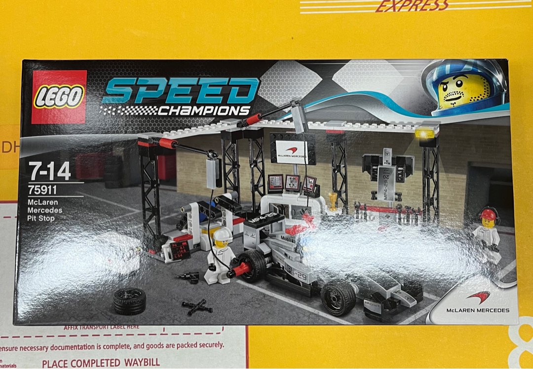 全新 Lego 75911 Speed champions McLaren Mercedes Pit Stop, 興趣及遊戲, 玩具 & 遊戲 ...