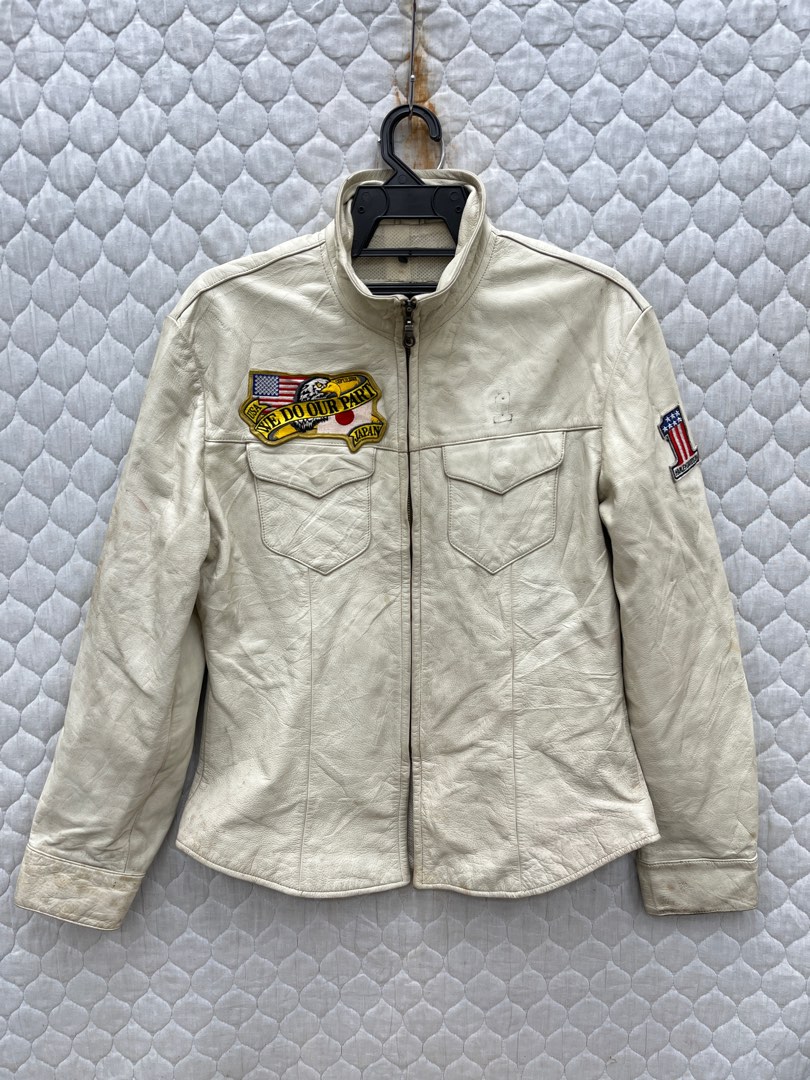 A(60). OUTLAW TOKYO JAPAN LEATHER JACKET, Women's Fashion, Coats ...