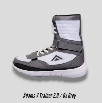 Adams V Trainer 2.0 Grey White Boxing Shoe on Carousell