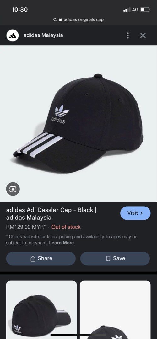 Adidas Adi Dassler Cap, Men's Fashion, Watches & Accessories, Cap ...