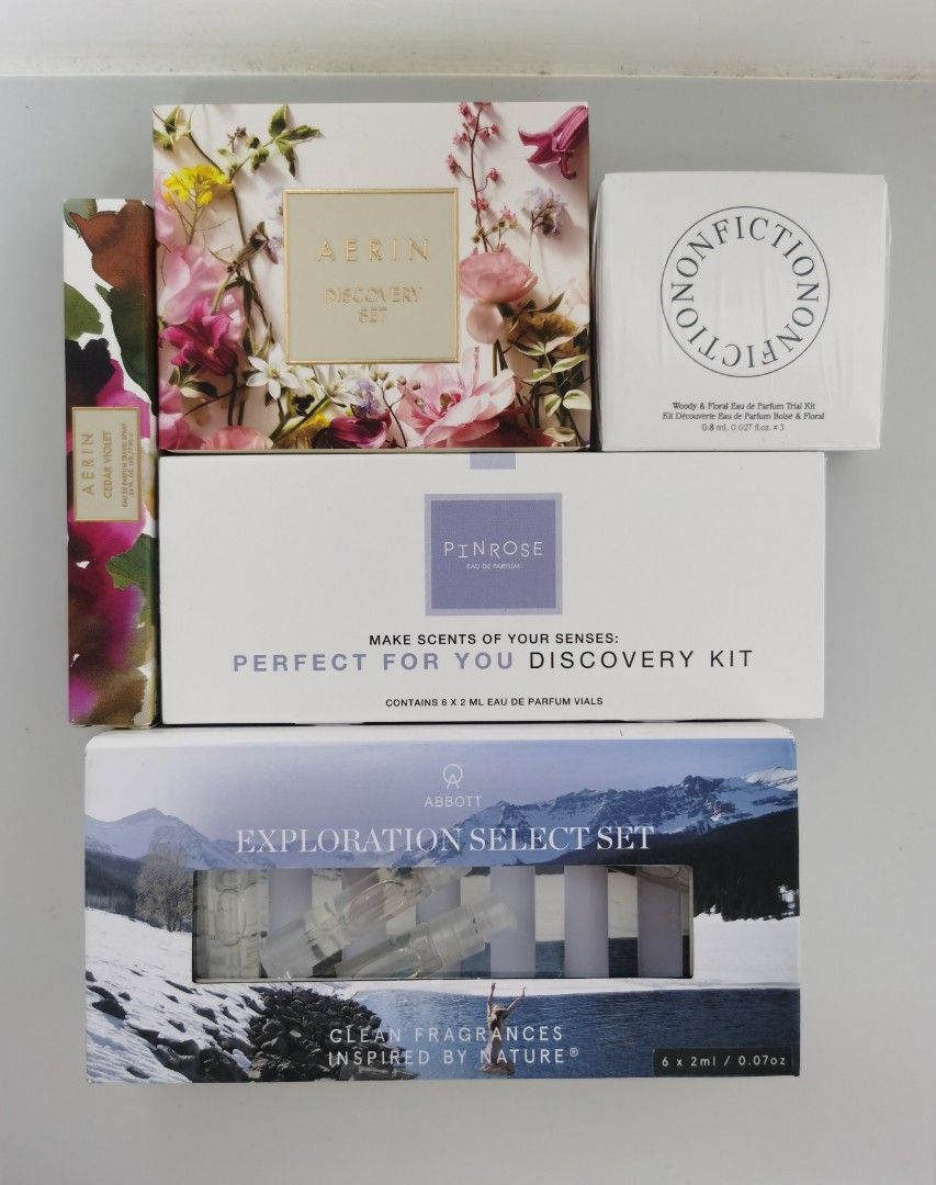 AERIN Perfume Sampler Discovery Set 5 x 1.5ml, Cedar Violet Eau de ...
