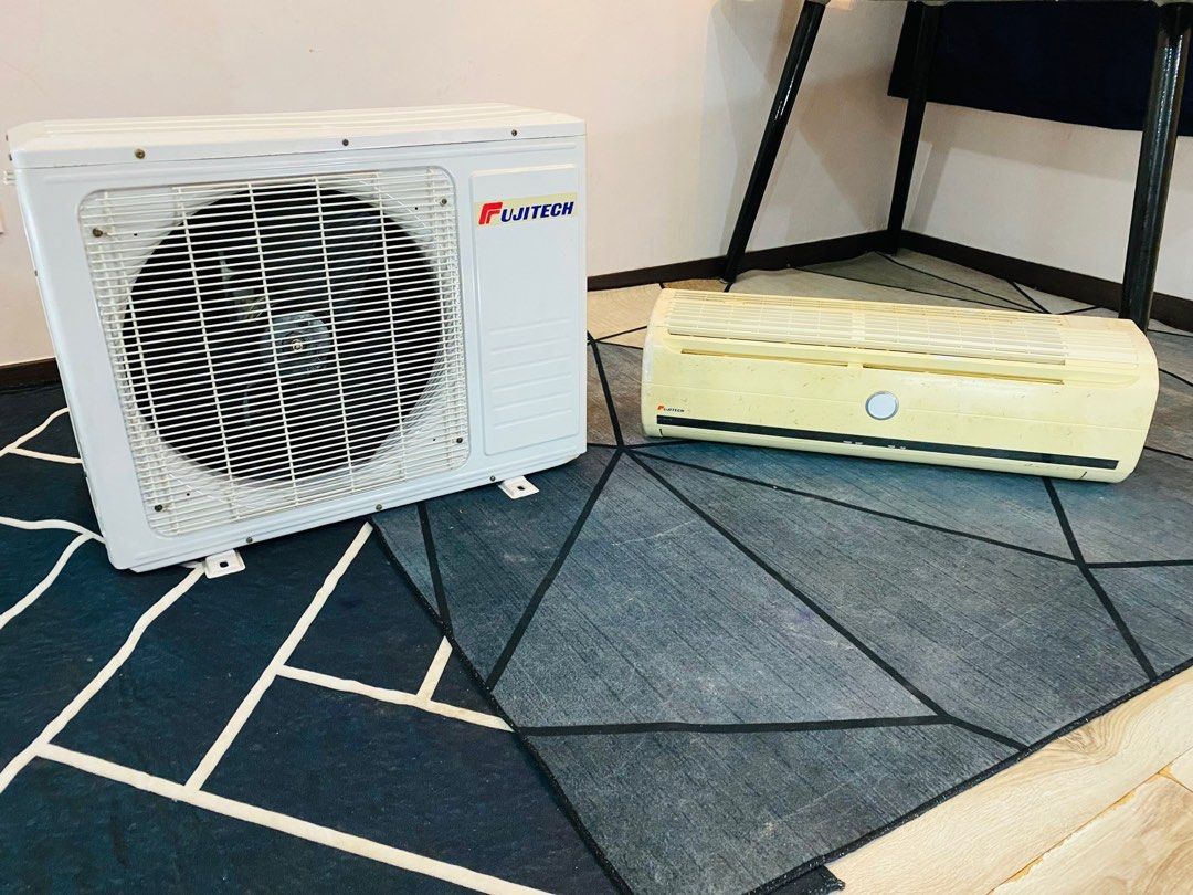 Aircond FUJITECH, TV & Home Appliances, Air Conditioners & Heating on ...
