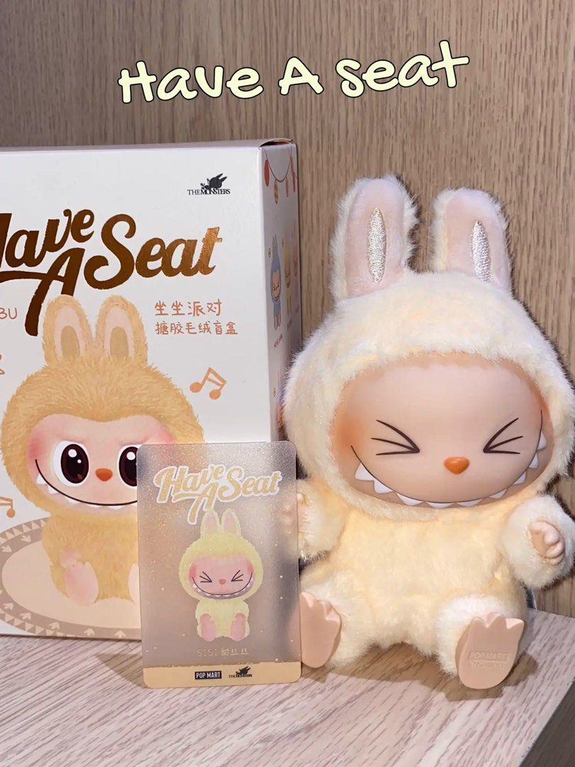 PRE ORDER: Authentic Popmart Labubu V2 Macaron Have A Seat, Hobbies ...
