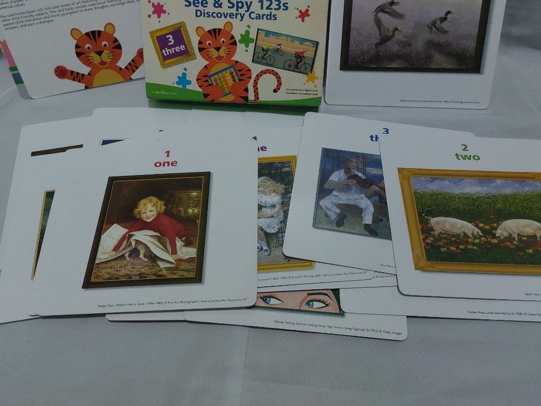 Baby Einstein See & Spy 123s Discovery Cards Big Flash Cards on Carousell
