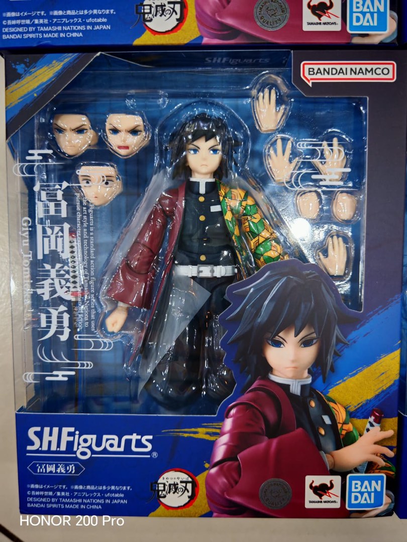 Bandai SHF s.figuarts Demon Slayer Giyu Tomioka Action Figure Asia Ver ...