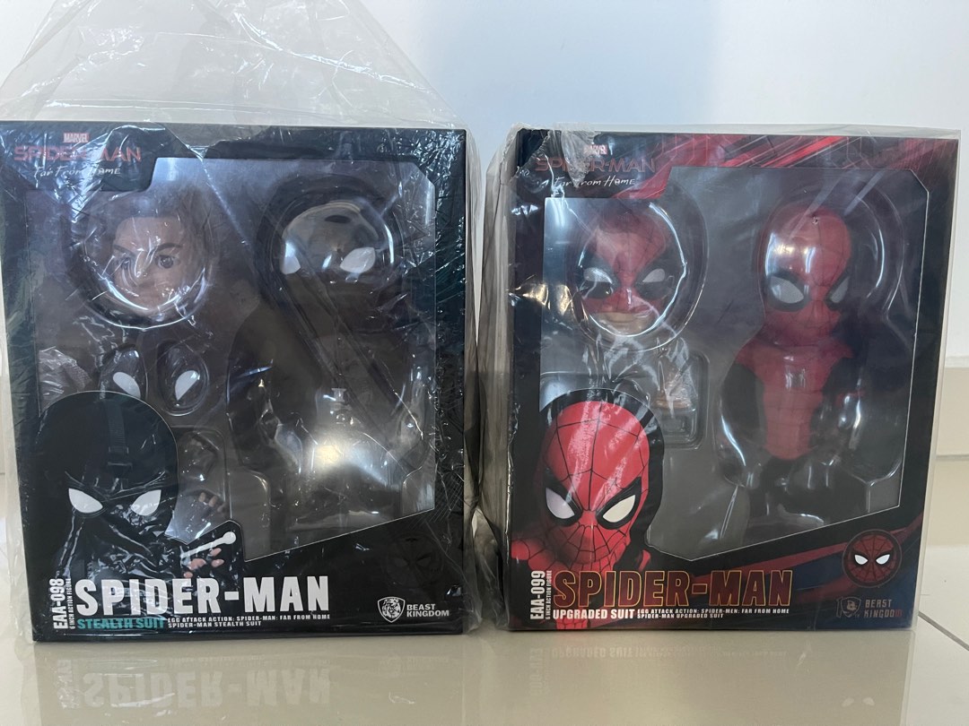 Beast Kingdom EAA-098 & EAA-099 Spider man, Hobbies & Toys, Toys ...