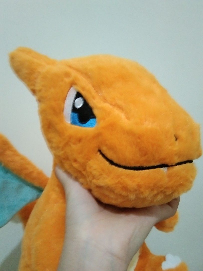 Big Cute Kawaii Pokemon Chibi Charizard Baby Fire Flame Dragon Plush ...