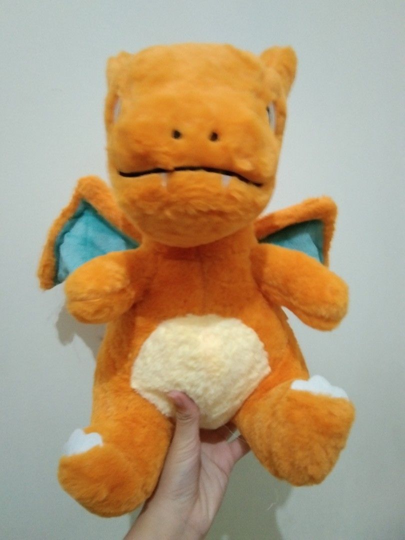 Big Cute Kawaii Pokemon Chibi Charizard Baby Fire Flame Dragon Plush ...