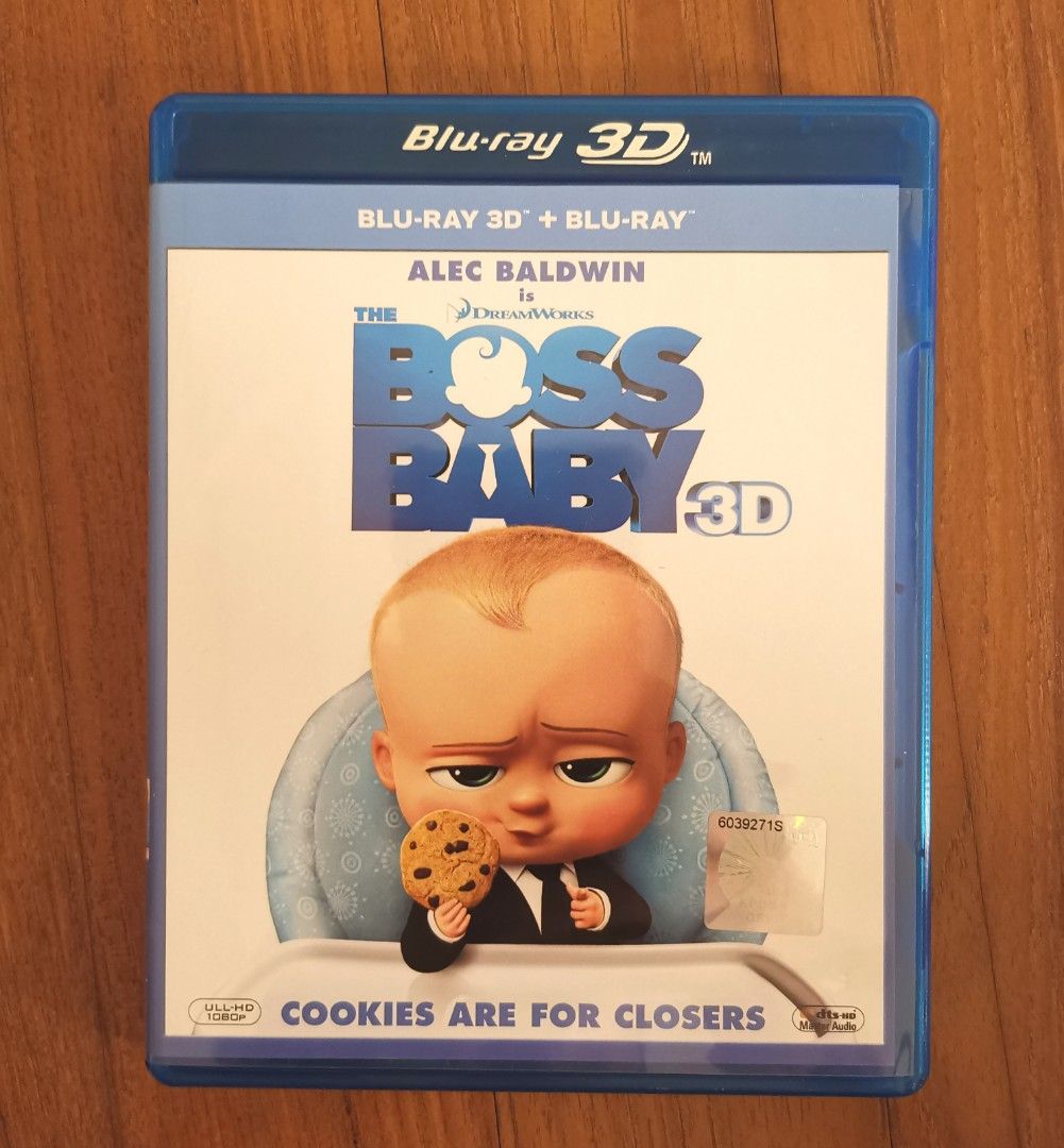 Boss Baby 3D Bluray (Watch Once Only), TV & Home Appliances, TV ...