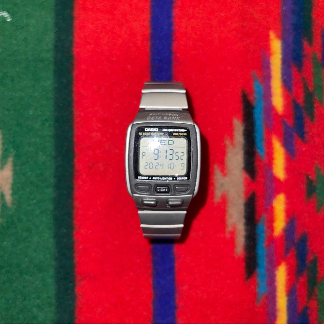 Casio Illuminator DATA BANK, Men's Fashion, Watches & Accessories ...