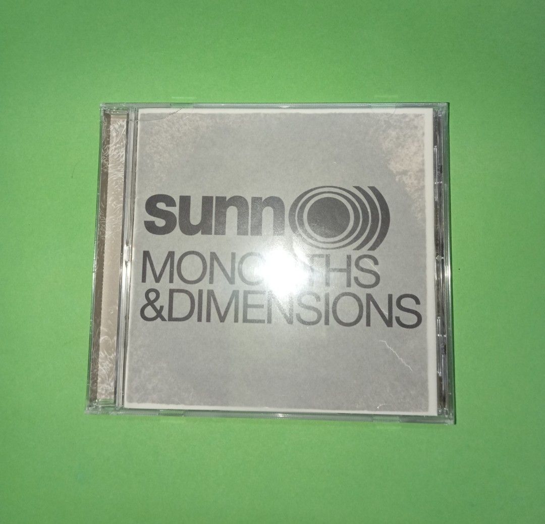 CD SUNN O))) : MONOLITHS & DIMENSIONS ALBUM *CRACKED CASING* DOOM METAL ...