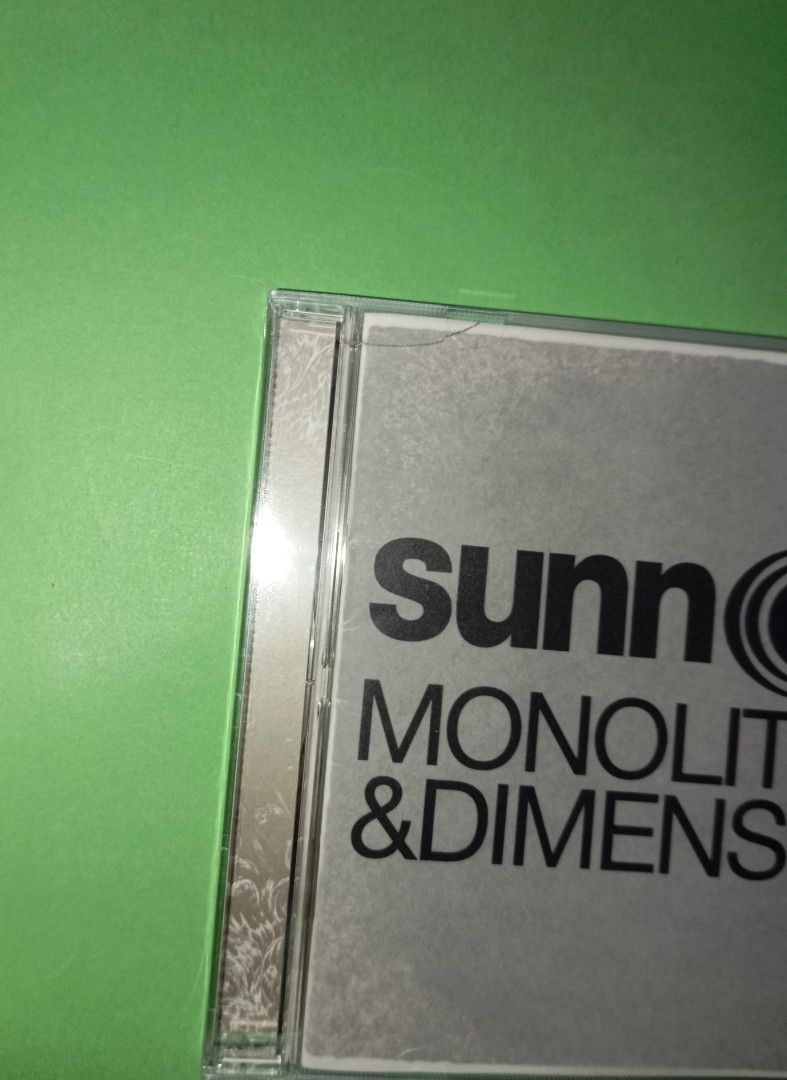 CD SUNN O))) : MONOLITHS & DIMENSIONS ALBUM *CRACKED CASING* DOOM METAL DRONE AMBIENT, Hobbies ...
