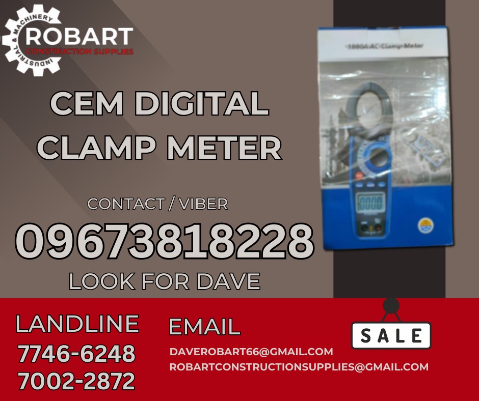 CEM DIGITAL CLAMP METER, Commercial & Industrial, Industrial Equipment ...