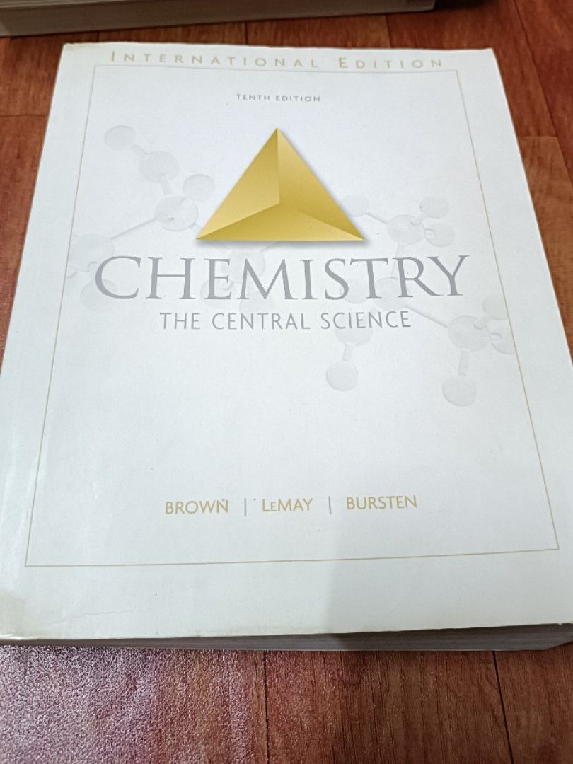 Chemistry The Central Science Tenth Edition Brown Lemay Bursten Pearson International Edition ...