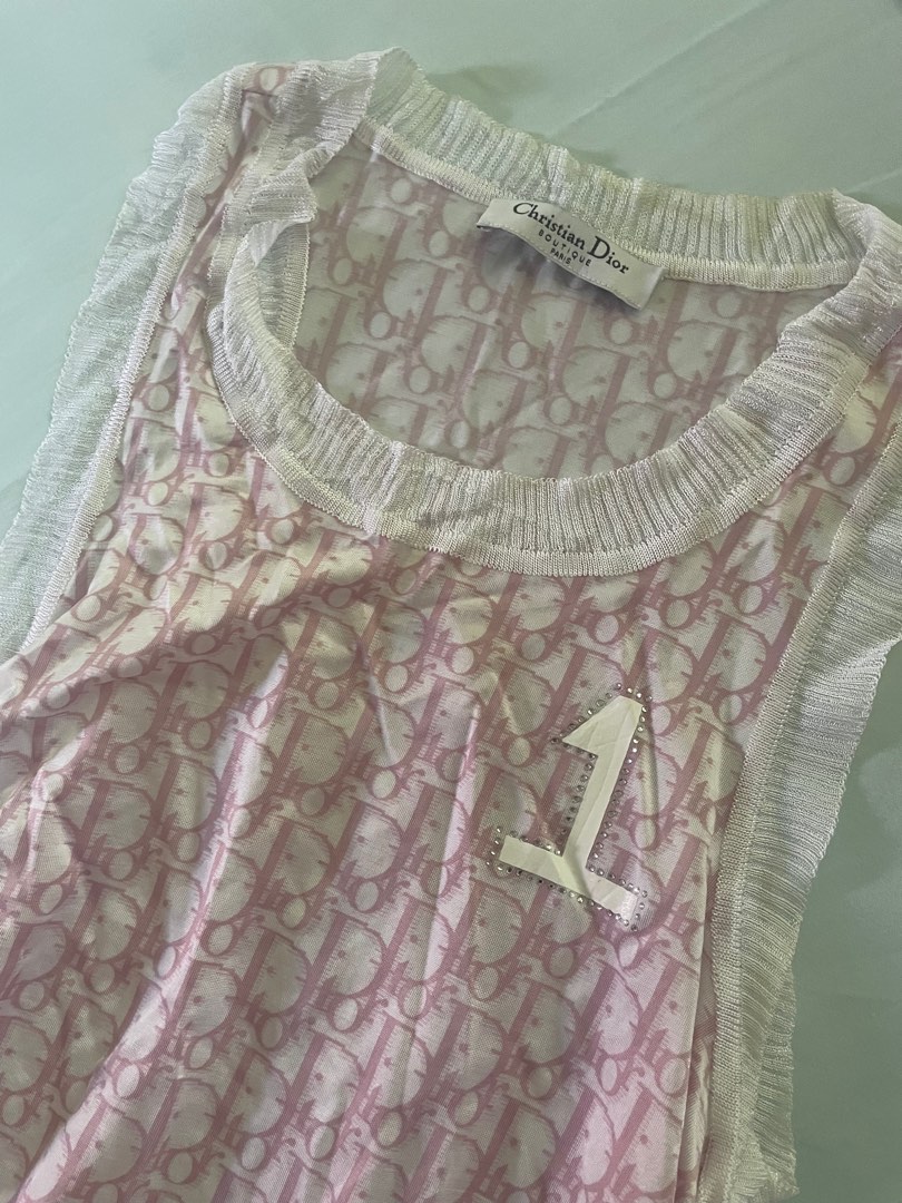 Christian Dior Pink monogram dress, Women's Fashion, Dresses & Sets ...
