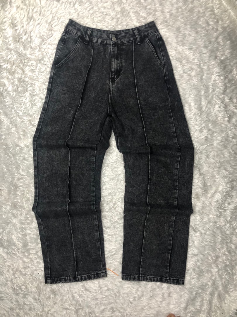 Dazy denim desinger baggy washed pants, Men's Fashion, Bottoms, Jeans ...