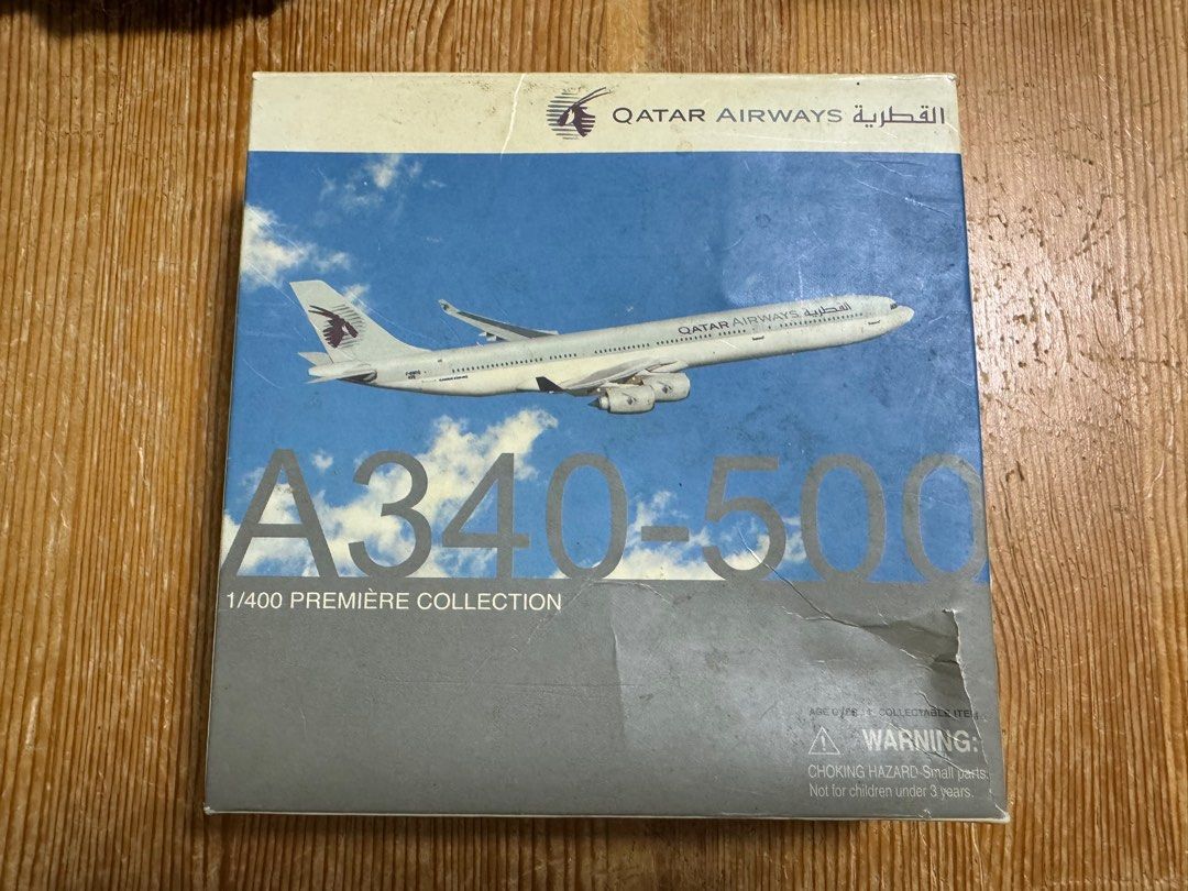 Dragon Wings 1/400 Airbus A340-500 QATAR Airways 飛機模型, 興趣及遊戲, 玩具 & 遊戲類 - Carousell