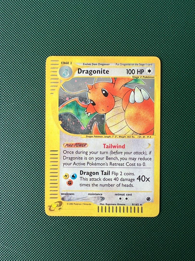 Dragonite 9/165 Expedition Holo Rare Vintage Pokemon Card, Hobbies ...