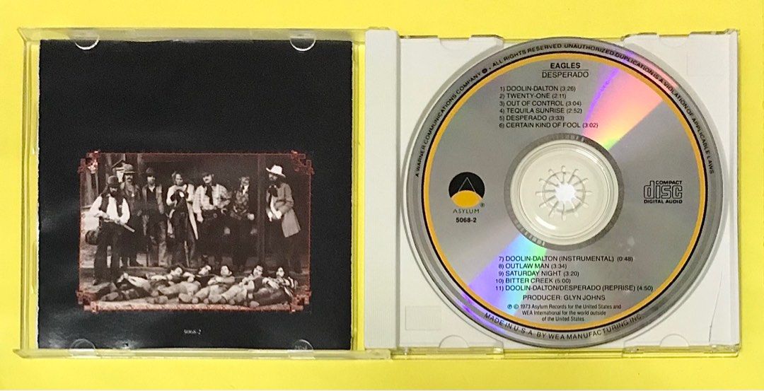 EAGLES - DESPERADO CD, Hobbies & Toys, Music & Media, CDs & DVDs on ...
