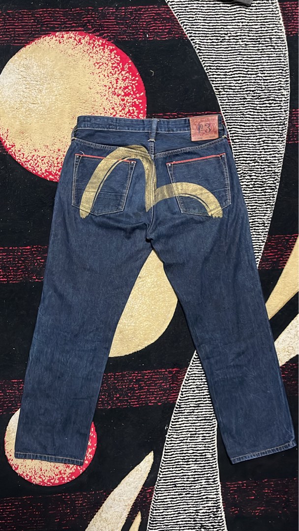 Evisu jeans, Men's Fashion, Bottoms, Jeans on Carousell