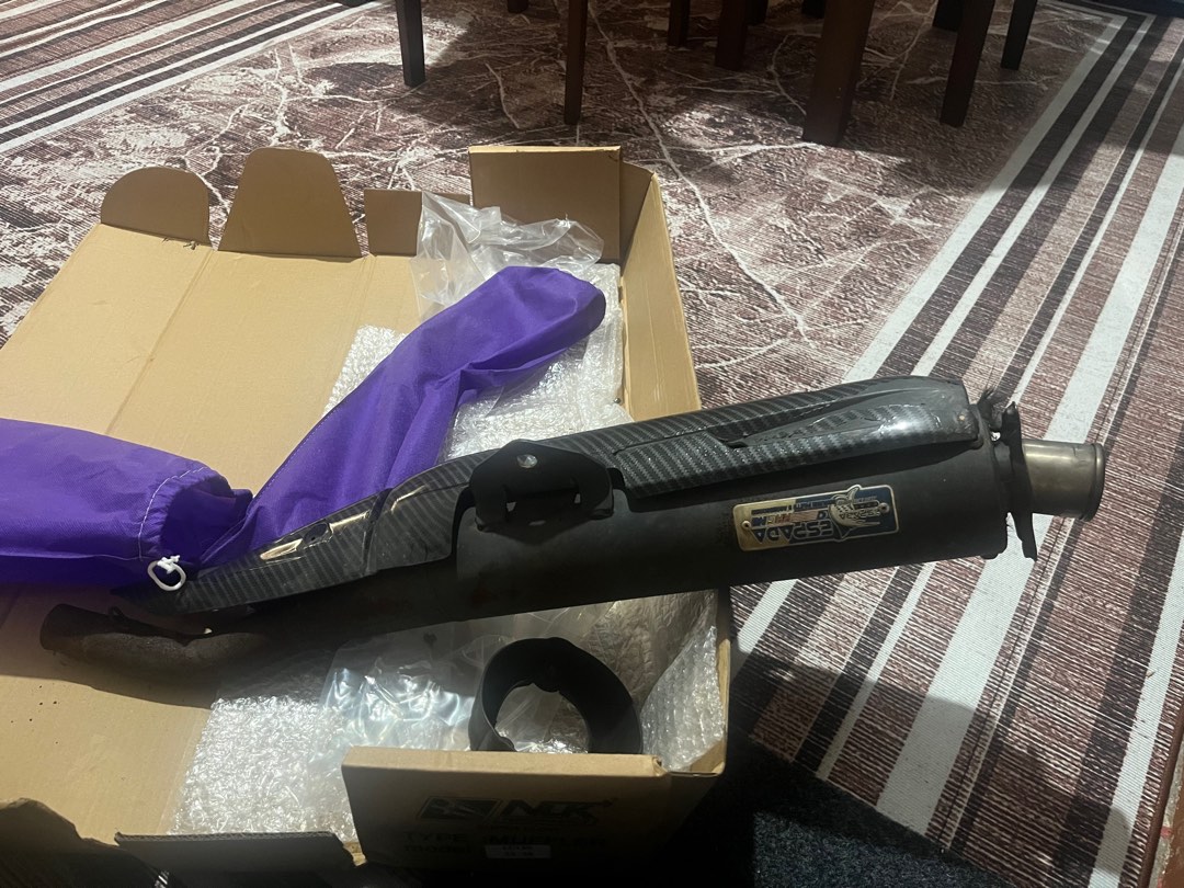 Exzos espada 30mm and exzos standard lc v6, Motorbikes on Carousell