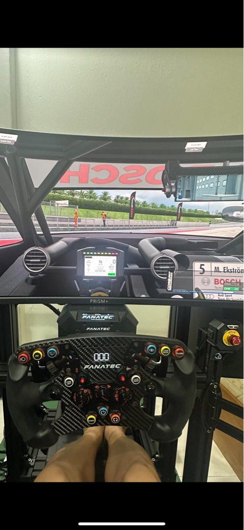 Fanatec DD2 + Fanatec ClubSport Formula V2.5 X + Fanatec Podium ...