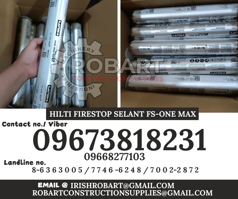firestop selant FS-ONE MAX, Commercial & Industrial, Construction Tools ...